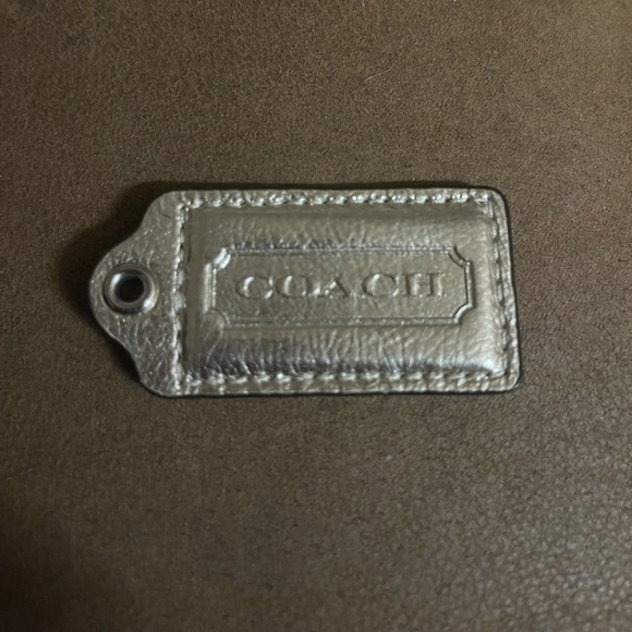 Coach | Accessories | Coach Hang Tag Silverchampagne Patent Large ...